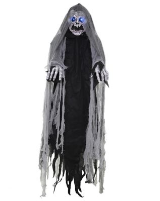 6 Ft Light-Up Wailing Ghost Hanging Prop - Decorations ...
