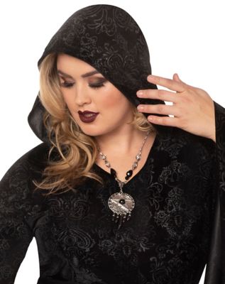 Velvet Hooded Plus Size Robe - Spirithalloween.com