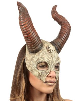 Voodoo Horn Half Mask - Spirithalloween.com