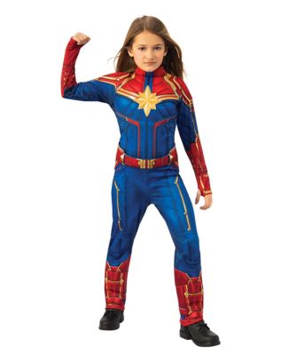 Kids Captain Marvel Costume - Marvel - Spirithalloween.com