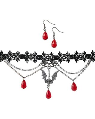 Kids Vampire Jewelry Set - Spirithalloween.com