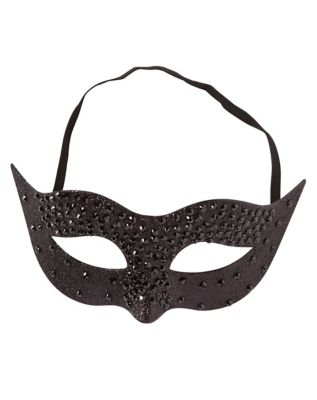 Fallen Angel Eye Half Mask - Spirithalloween.com
