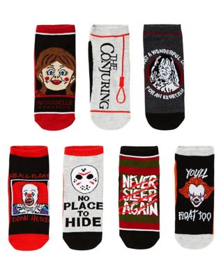 Horror Movie Ankle Socks - 7 Pair - Spirithalloween.com