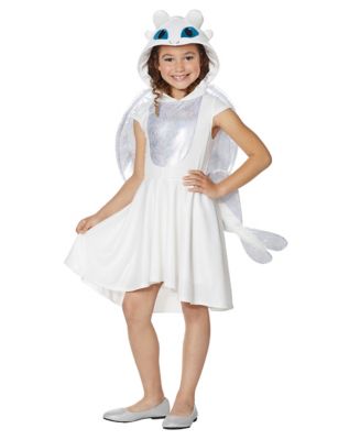 Kids Light Fury Costume - How To Train Your Dragon - Spirithalloween.com