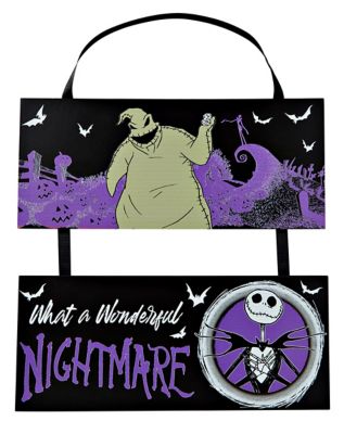 Wonderful Nightmare Sign - The Nightmare Before Christmas ...