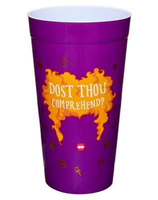 Dost Thou Comprehend Cup 22 oz. - Hocus Pocus - Spirithalloween.com