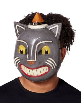 Vintage Cat Half Mask - Spirithalloween.com