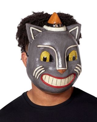 Vintage Cat Half Mask - Spirithalloween.com