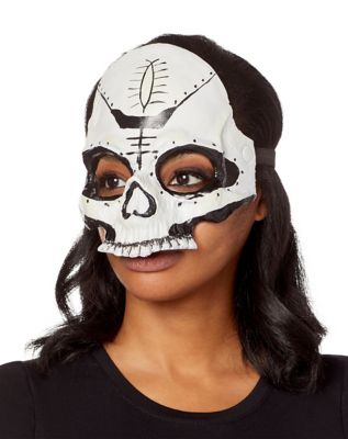 Witch Doctor Skull Half Mask - Spirithalloween.com