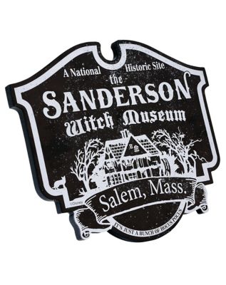 Sanderson Museum of Witchcraft Sign - Hocus Pocus - Spirithalloween.com