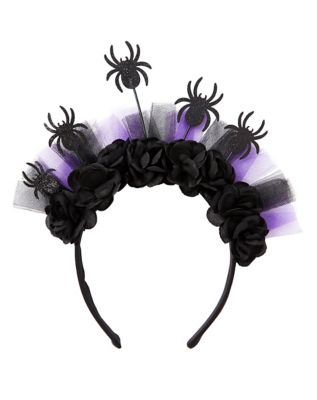 Floral Spider Headband - Spirithalloween.com