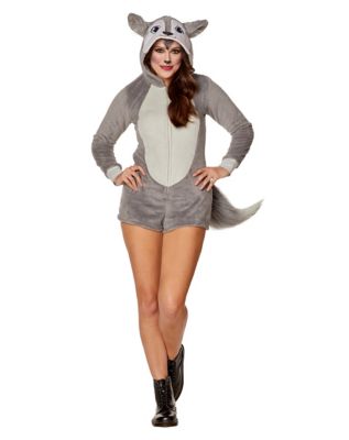 Adult Wolf Romper Costume - Spirithalloween.com