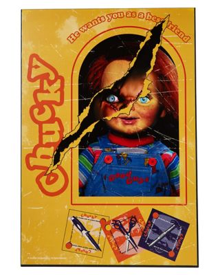 Chucky Box Sign - Child's Play - Spirithalloween.com