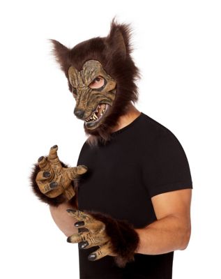 Werewolf Half Mask with Hands - Spirithalloween.com