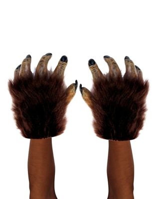Werewolf Half Mask with Hands - Spirithalloween.com