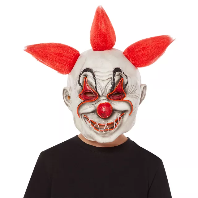 Kids Light-Up Krazy Clown Mask - Spirithalloween.com