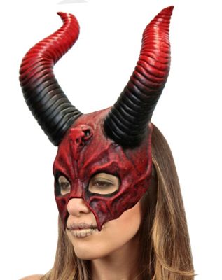 Devil Horn Half Mask - Spirithalloween.com