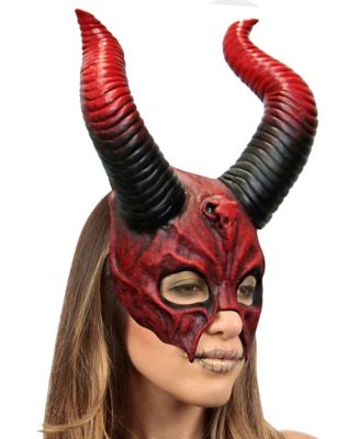 Devil Horn Half Mask - Spirithalloween.com