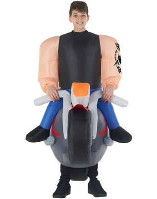 Kids Biker Inflatable Costume - Spirithalloween.com