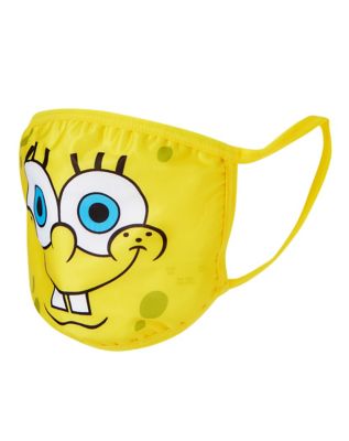 Smile SpongeBob SquarePants Face Mask - Spirithalloween.com