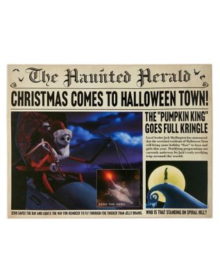 The Haunted Herald Sign - The Nightmare Before Christmas ...