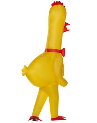 Adult Rubber Chicken Inflatable Costume - Spirithalloween.com