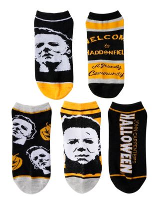 Michael Myers Ankle Socks 5 Pair - Halloween - Spirithalloween.com