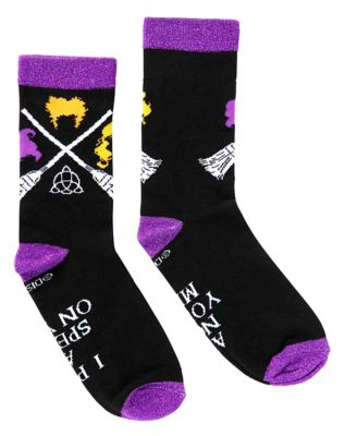 I Put A Spell On You Crew Socks - Hocus Pocus - Spirithalloween.com