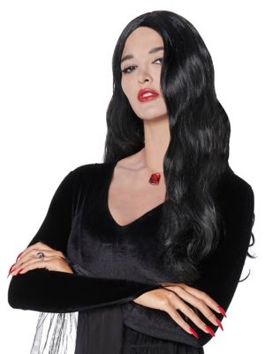 Adult Morticia Addams Wig - The Addams Family - Spirithalloween.com