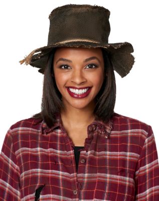 Burlap Scarecrow Hat - Spirithalloween.com