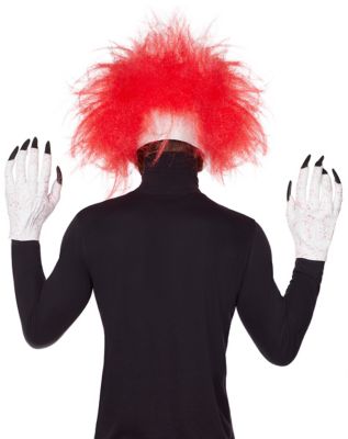 Crouchy the Clown Mask with Hands - Spirithalloween.com