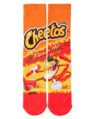 Flamin' Hot Cheetos Crew Socks - Spirithalloween.com
