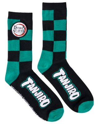 Tanjiro Kamado Crew Socks - Demon Slayer - Spirithalloween.com