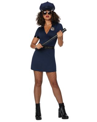Adult Police Officer Wrap Dress Costume - Spirithalloween.com