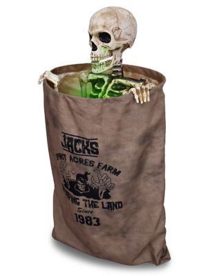 3 Ft Bag O’ Bones Animatronic - Spirithalloween.com