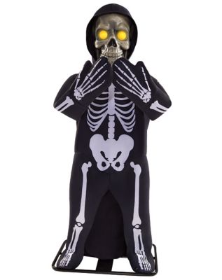 3 Ft Lil Skelly Bones Animatronic - Spirithalloween.com