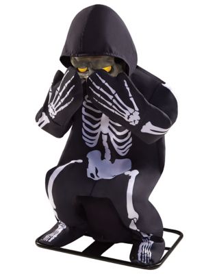 3 Ft Lil Skelly Bones Animatronic - Spirithalloween.com