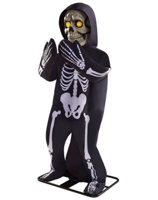 3 Ft Lil Skelly Bones Animatronic - Spirithalloween.com