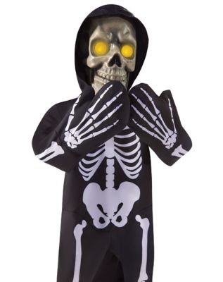 3 Ft Lil Skelly Bones Animatronic - Spirithalloween.com