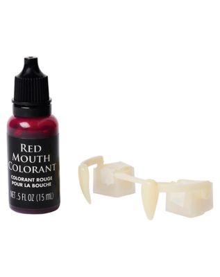 Bloody Vampire Fangs Kit - Spirithalloween.com