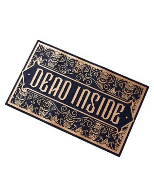 Dead Inside Doormat - Spirithalloween.com