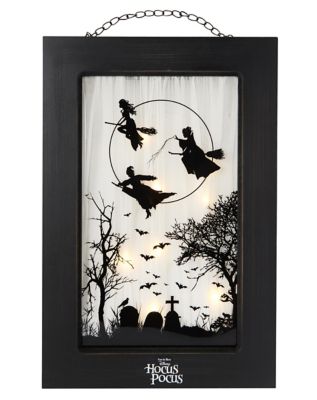 Sanderson Sisters Light-Up Hanging Window Sign - Hocus Pocus ...