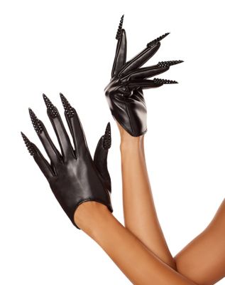 Pleather Cat Claw Gloves - Spirithalloween.com