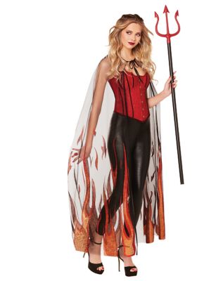 Adult Gothic Devil Cape - Spirithalloween.com