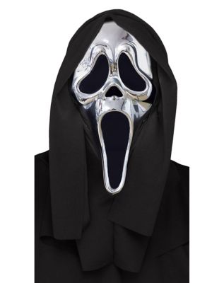 Kids Chrome Ghost Face Full Mask - Spirithalloween.com