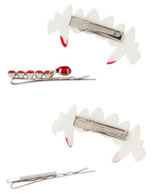 Vampire Teeth Hair Clips - Spirithalloween.com