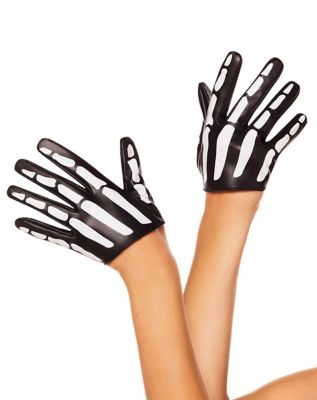 Boney Skeleton Gloves - Spirithalloween.com