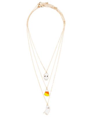 Ghost and Candy Chain Necklaces - 3 Pack - Spirithalloween.com