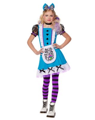 Kids Dark Alice Dress Costume - Spirithalloween.com
