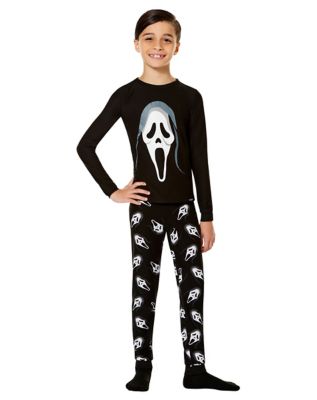 Kids Ghost Face Pajama Set - Spirithalloween.com